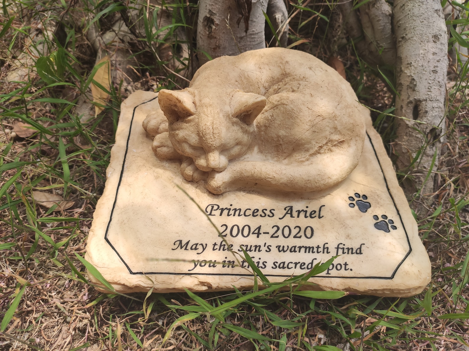 Cat Memorial Stone Personalized Cat Memorial Gift Cat Grave | Etsy