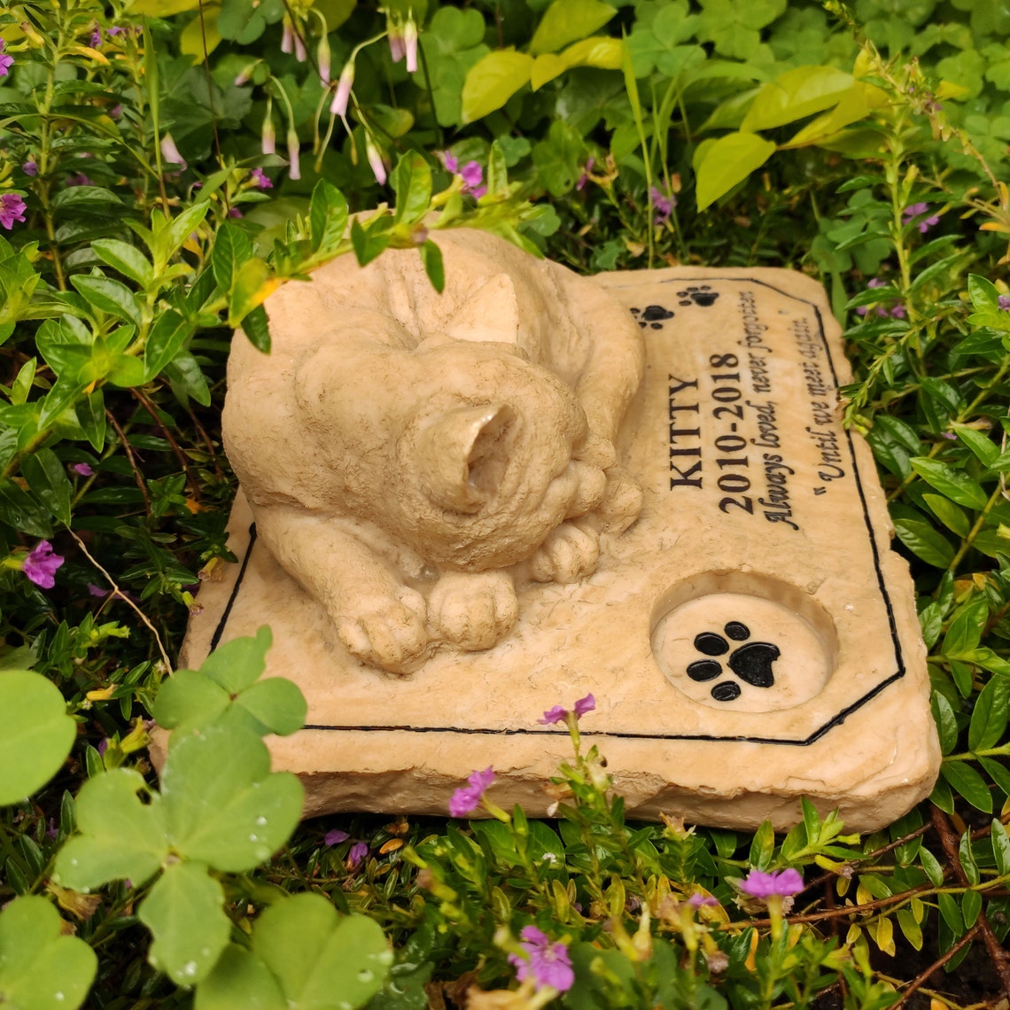 Cat Memorial Stone Custom Cat Memorial Gift Cat Sympathy - Etsy