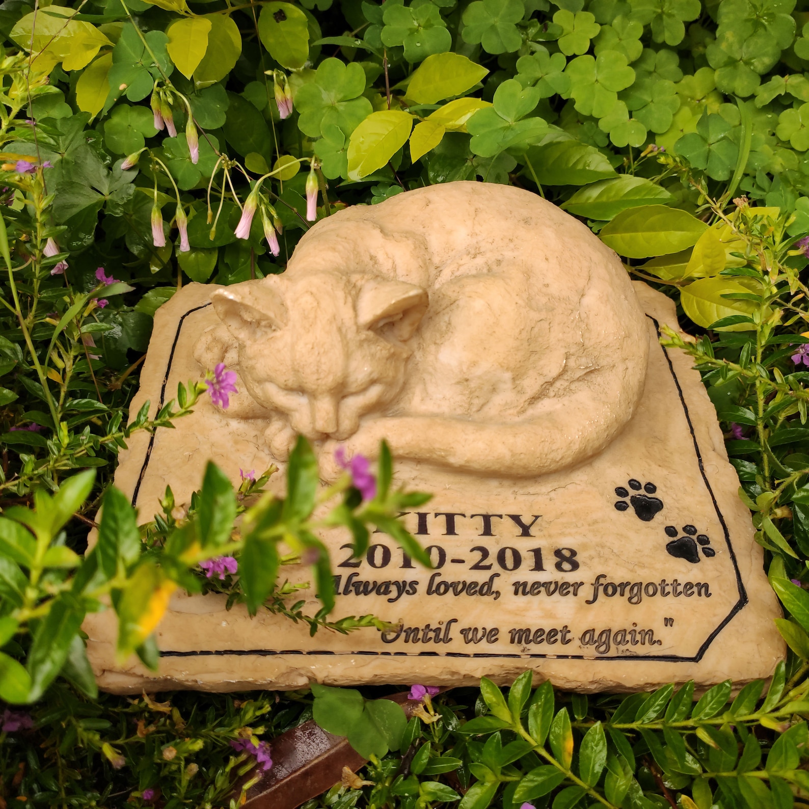 Cat Memorial Stone Custom Cat Memorial Gift Cat Sympathy - Etsy