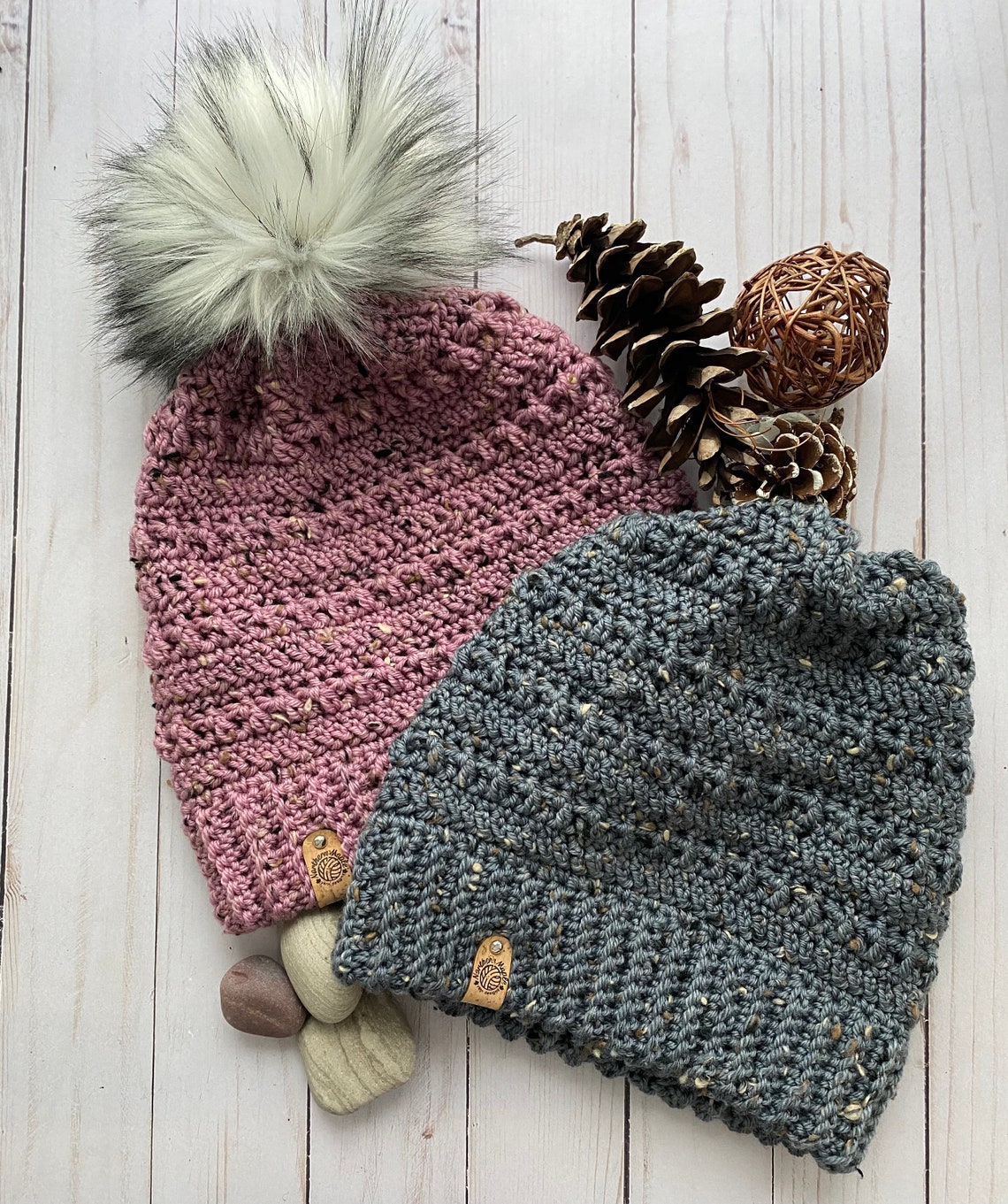 Windy Walk Slouch, Crochet Pattern, Women's Hat, Winter Hat, Textured ...