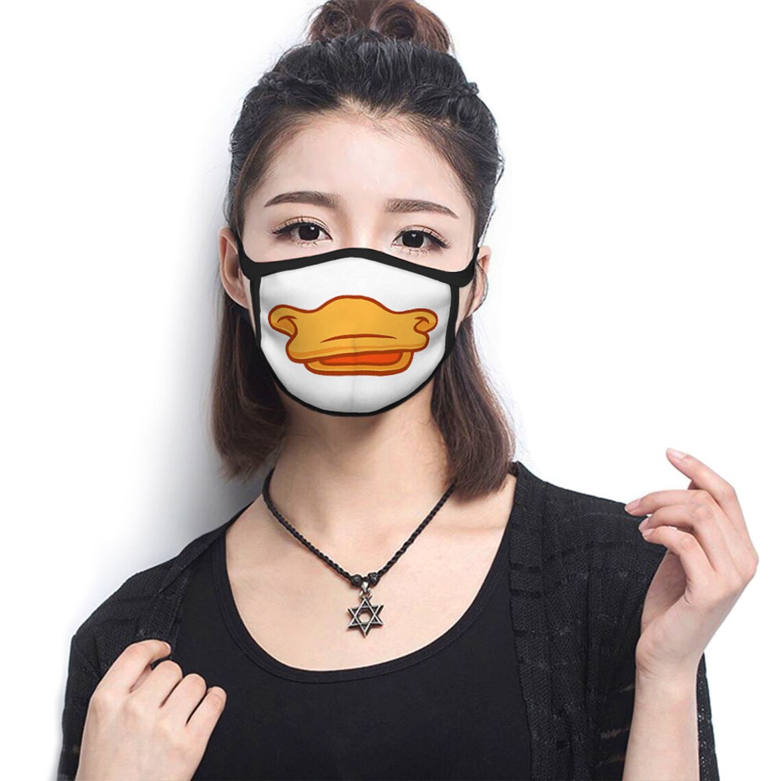 Donald Duck Face Mask Disney Fashion Mask Reusable Etsy
