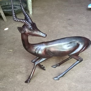 Blackwood Antelope Gazelle Original Kamba Tribe Table Art Kenya Africa ...