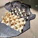 Solid Black Wood Chess Set Game With Carved Pieces Makonde Tribe ...