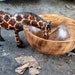 Giraffe Food Cereal Bowl Kamba Tribe Africa Animal Hand Carved Wood ...