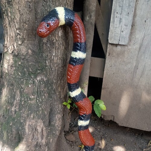 African Python Original Hiking Walking Stick Cane Handmade - Etsy