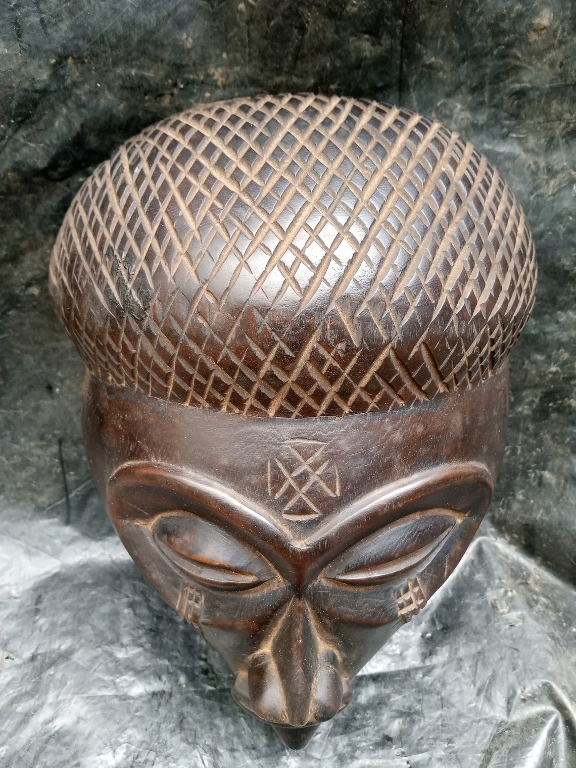 Original Chokwe Tribe Vintage Tribal Mask DRC Africa Primitive - Etsy