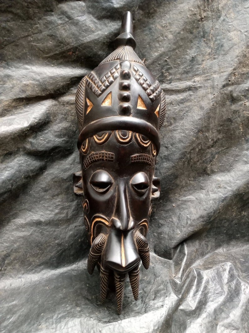 Vintage Lulua Tribe Mask DRC Congo Africa Original Wood Art - Etsy