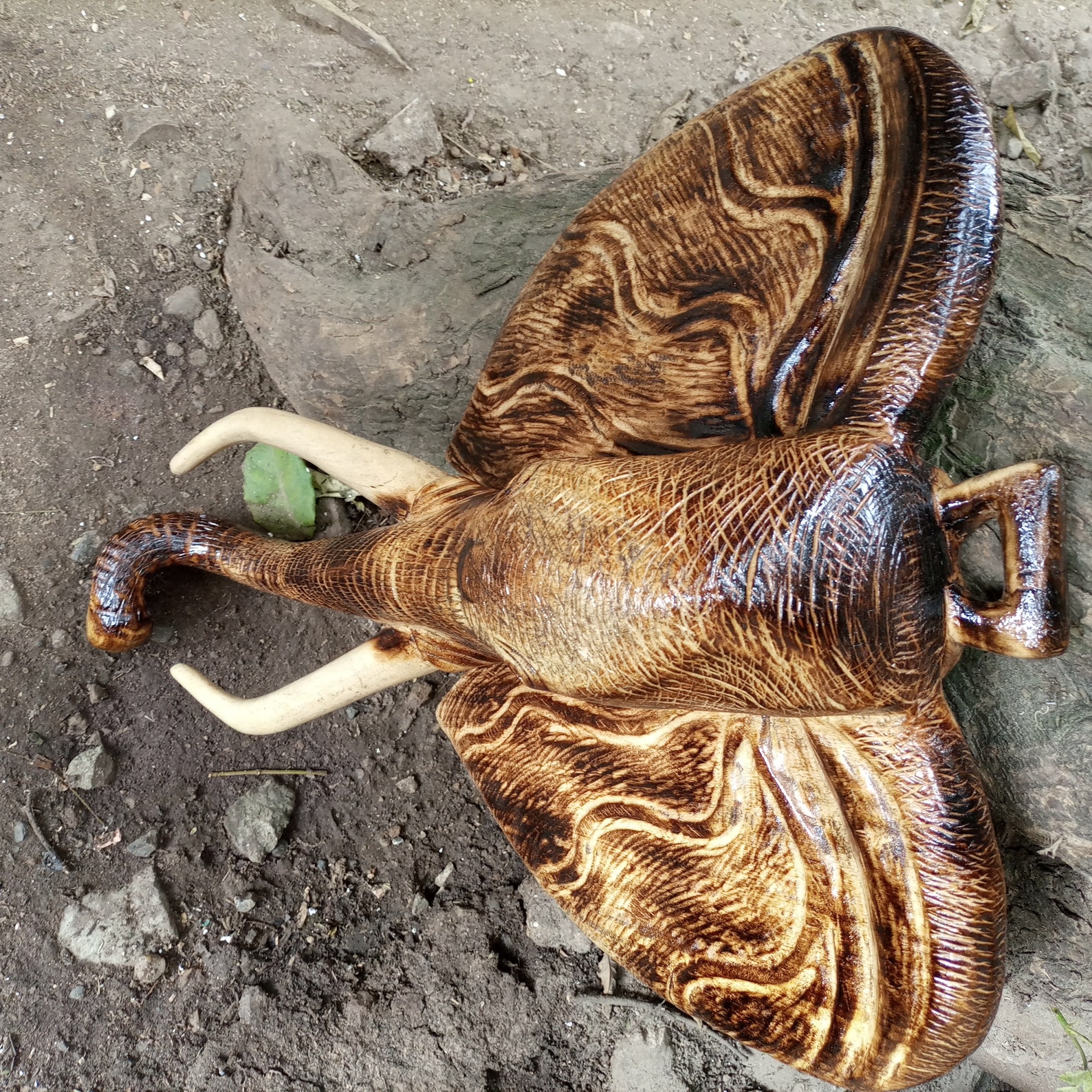 Elephant Mask Kenya Africa Olivewood Carving Kamba Tribal | Etsy