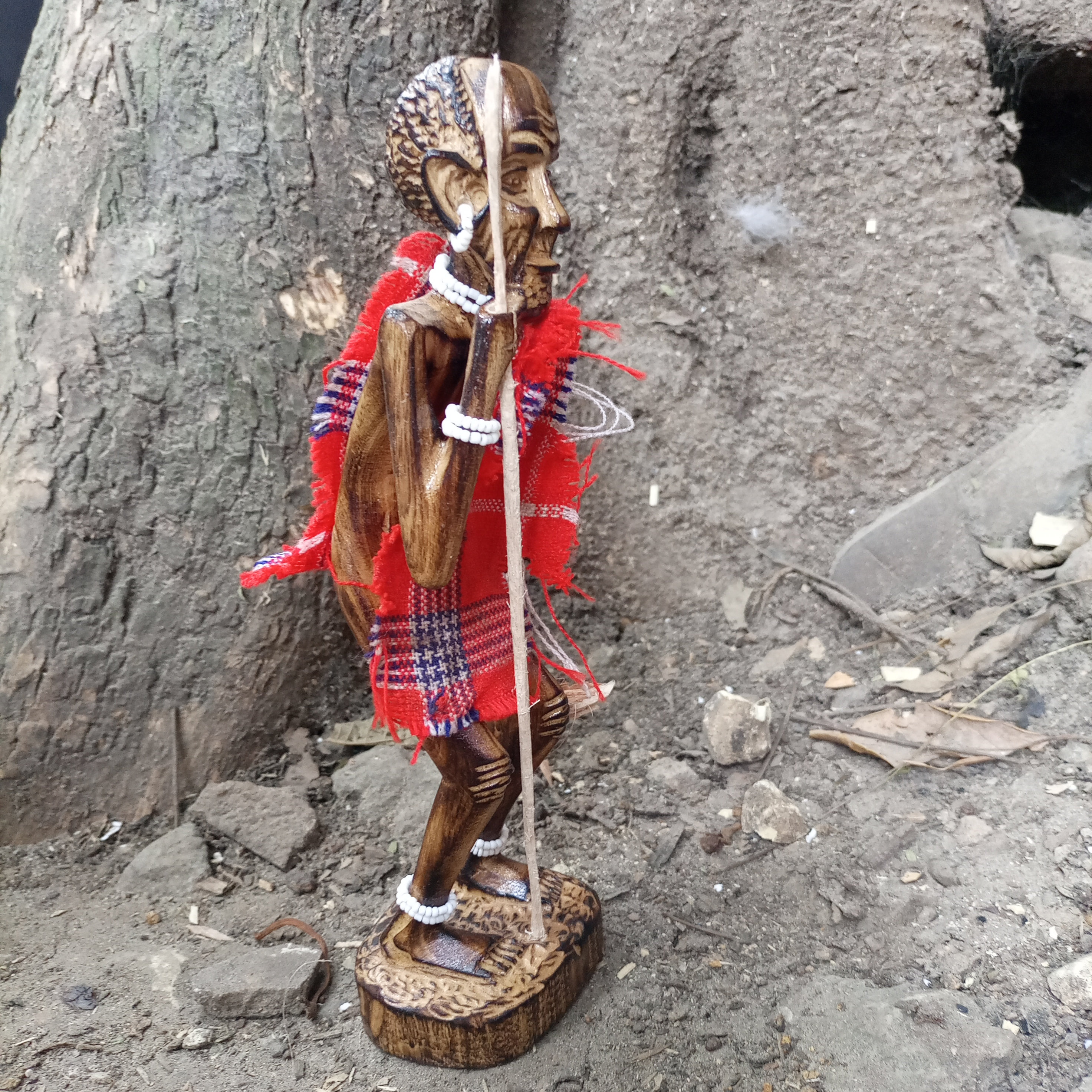 Maasai Elder Carved Jacaranda Beads Original Kamba Tribal Art | Etsy