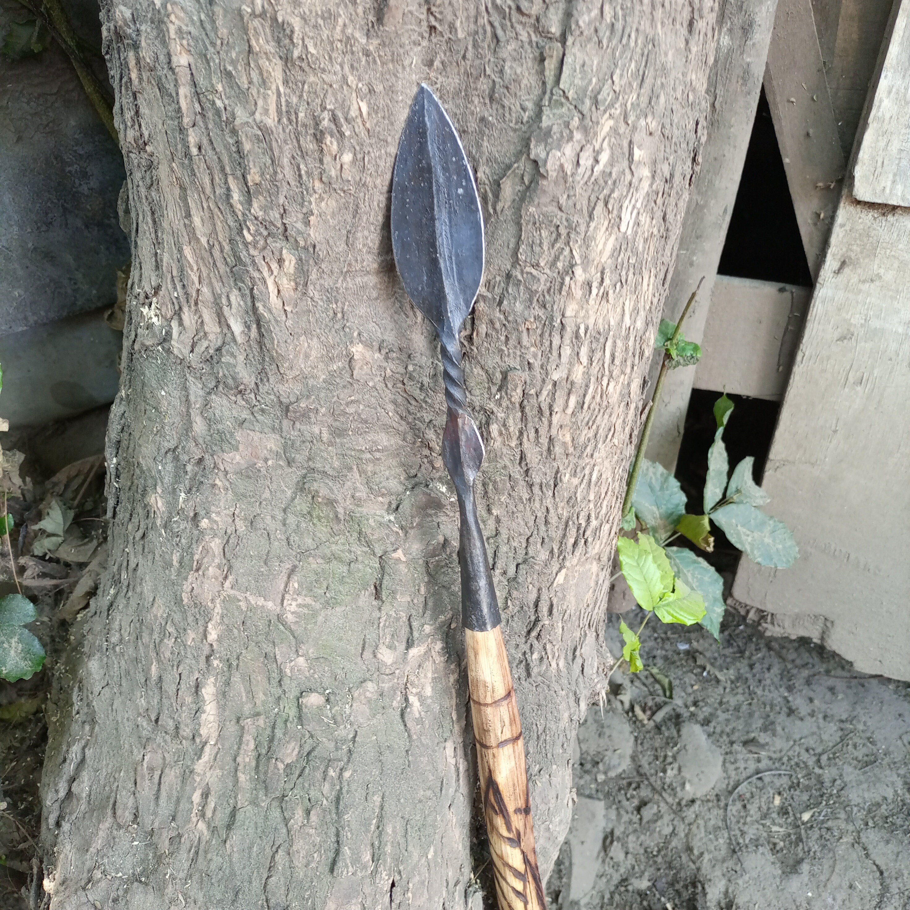 Maasai Spear Original Fully Functional 38IN Handmade Kenya Africa Wood ...