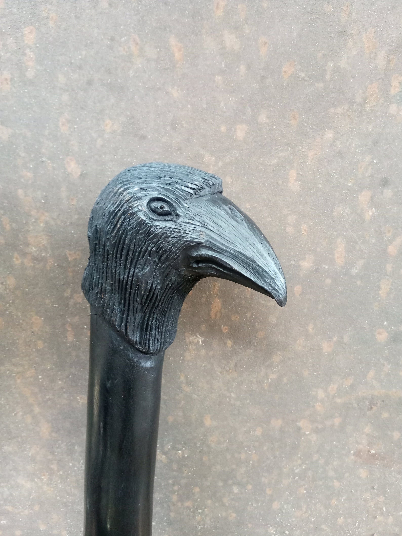 Original African Crow Walking Stick Hiking Cane Bird Kenya | Etsy