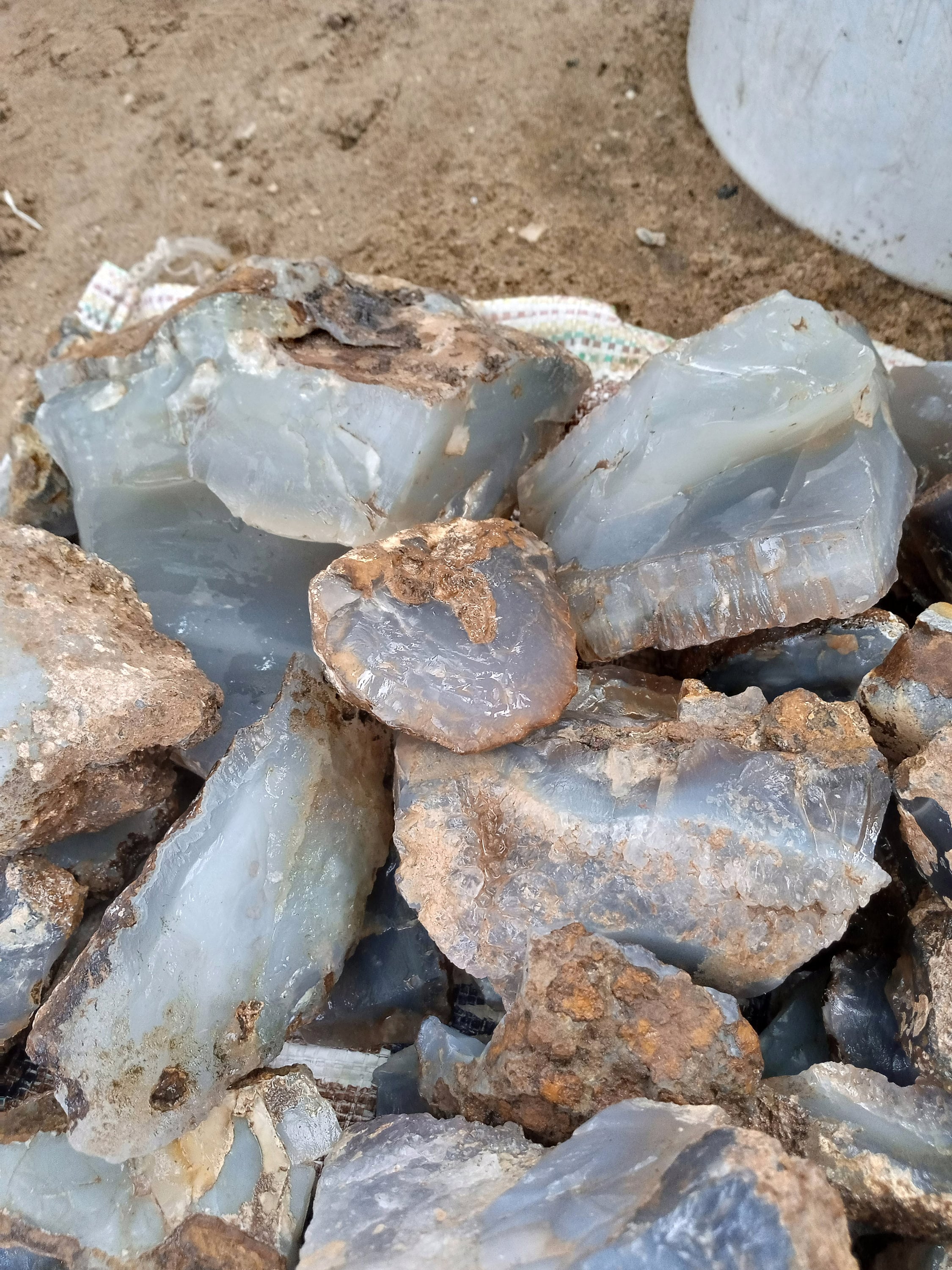 Rough Chalcedony Gemstone