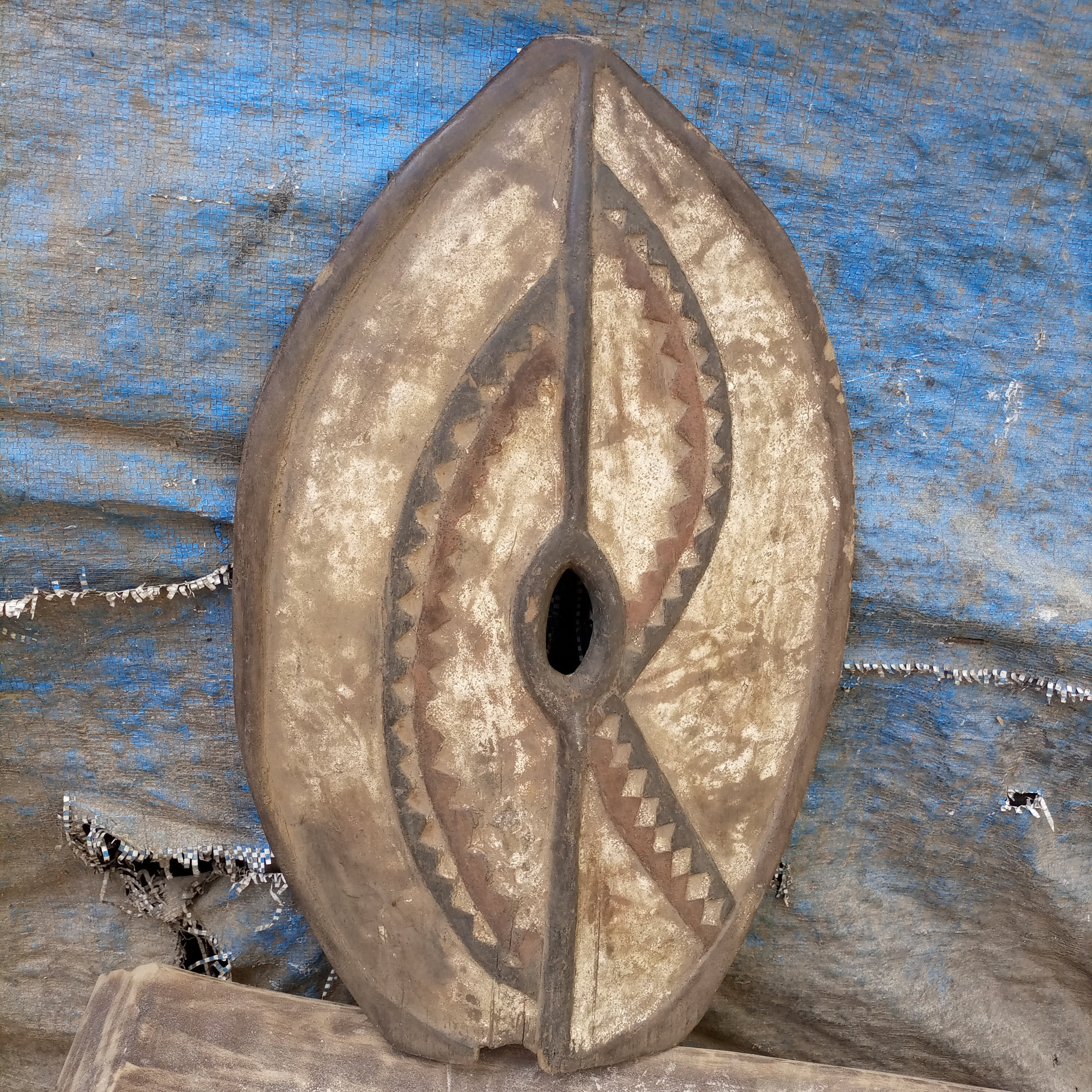 Original Ngao Vintage Kikuyu Warriors Shield Fully-functional Black ...
