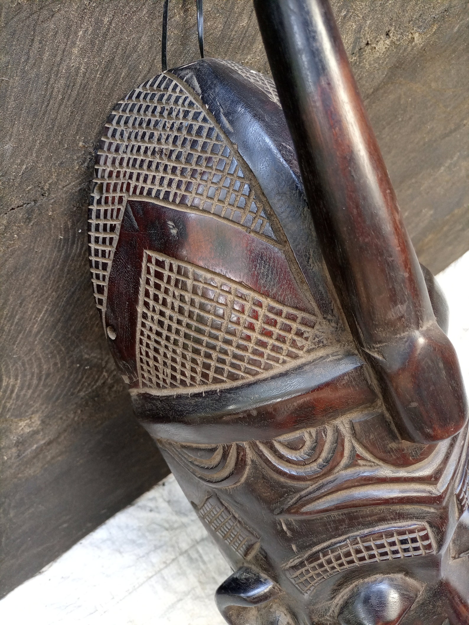 Vintage Lulua Tribe Mask DRC Congo Africa Original Wood Art | Etsy