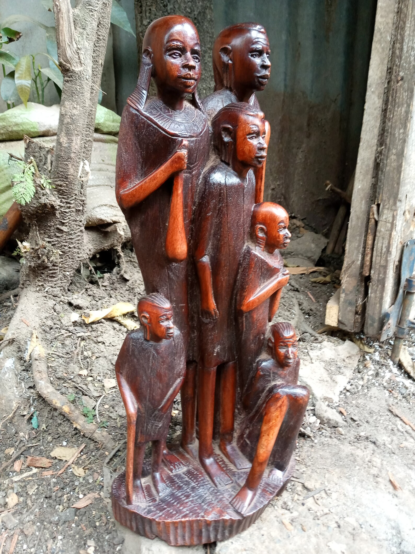 Rosewood Maasai Family of 6 Original Kamba Tribe Art Kenya - Etsy Australia