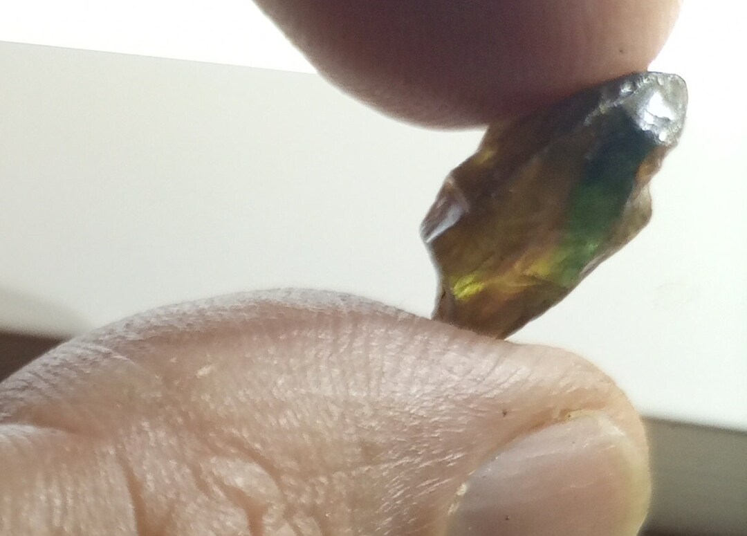 Green Orange Emerald Cut 3.74ct African Sapphire Untreated Natural ...