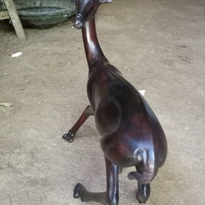 Blackwood Antelope Gazelle Original Kamba Tribe Table Art Kenya Africa ...