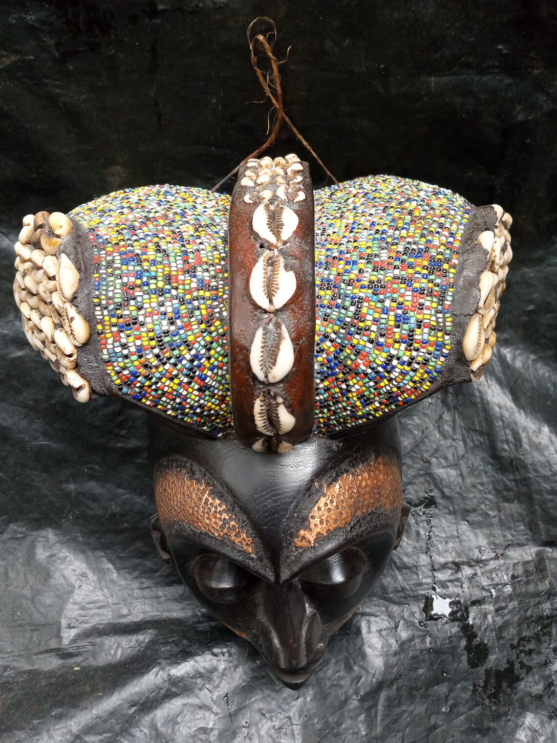 Vintage Style Punu Tribe Mask DRC Africa Congo Original Wood Art ...