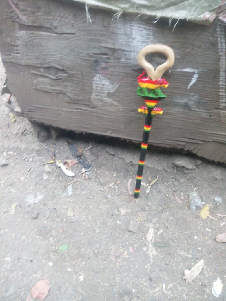 African Lion Hardwood Rastafarian Hiking Walking Cane Handmade - Etsy