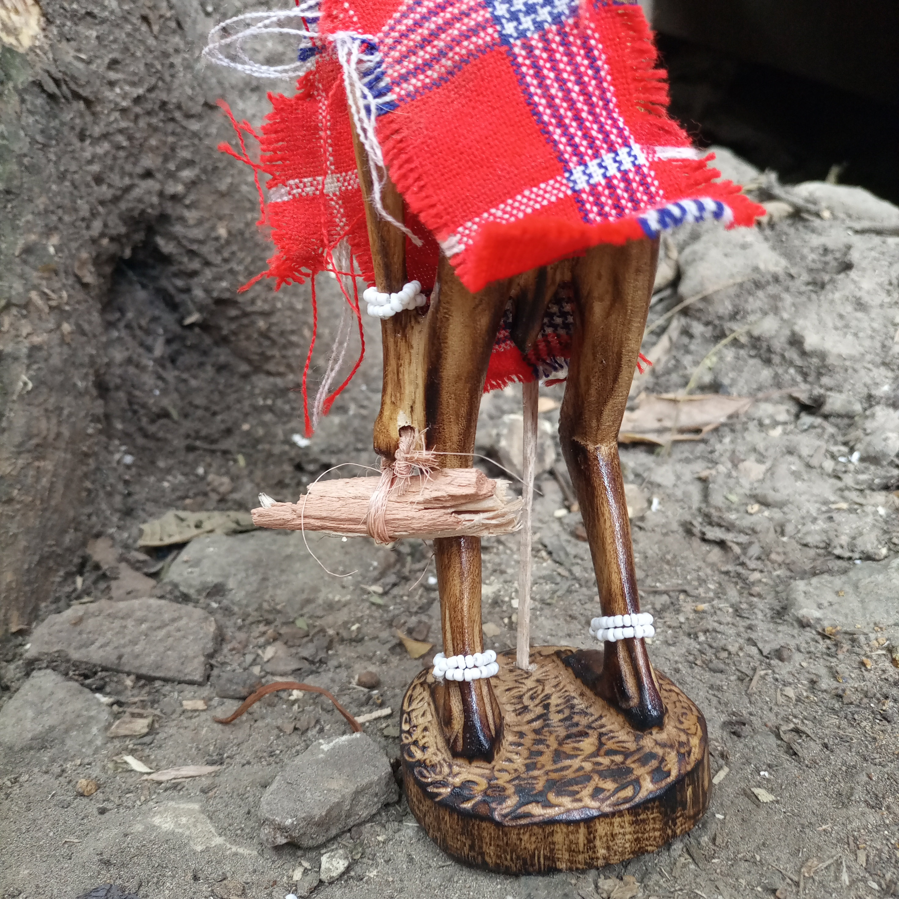 Maasai Elder Carved Jacaranda Beads Original Kamba Tribal Art | Etsy