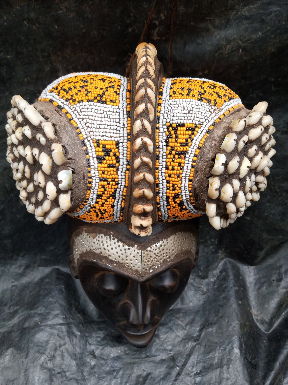 Vintage Style Punu Tribe Mask DRC Africa Congo Original Wood Art ...