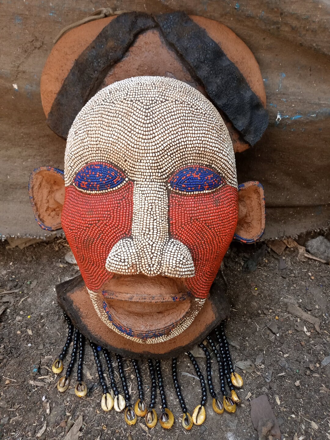 Vintage Punu Tribe Mask DRC Congo Africa Original Wood Art Carving ...