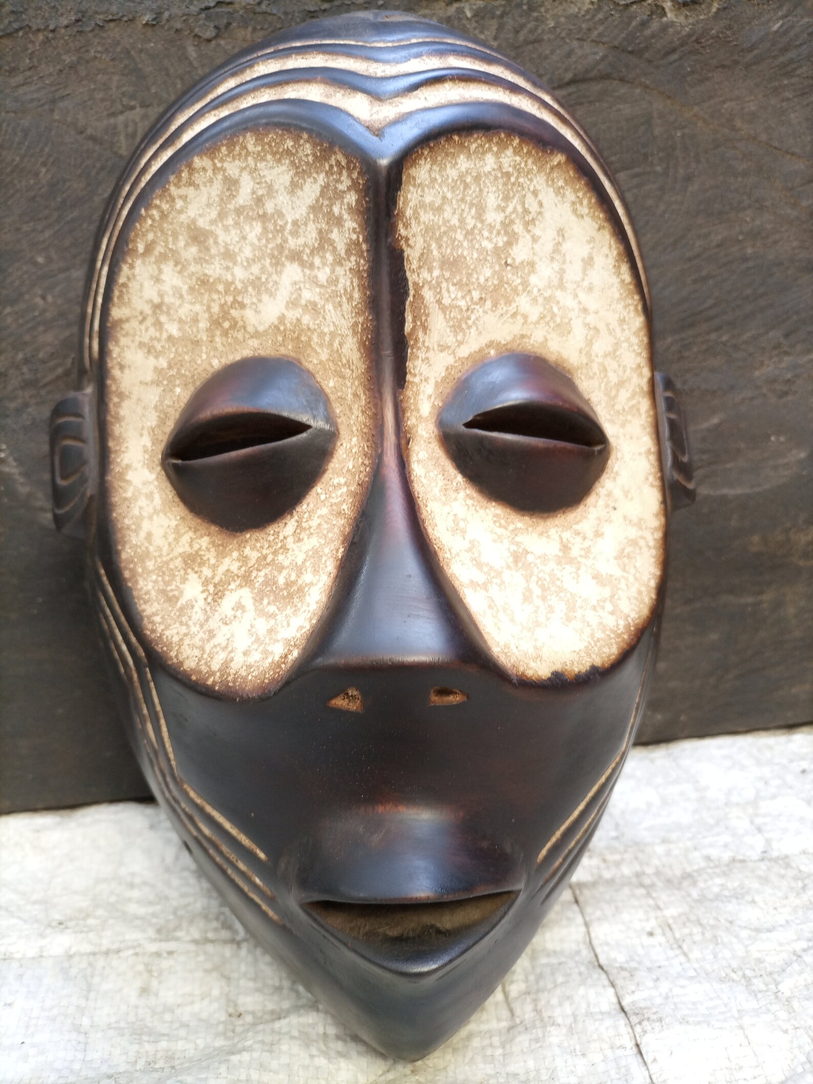 Vintage Lulua Tribe Long Mask DRC Africa Original Wood Art - Etsy