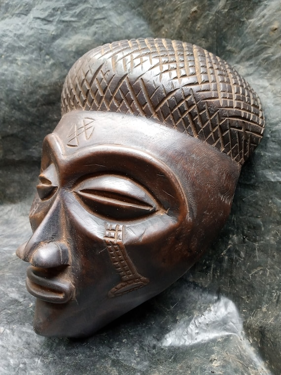 Original Chokwe Tribe Vintage Tribal Mask DRC Africa Primitive | Etsy