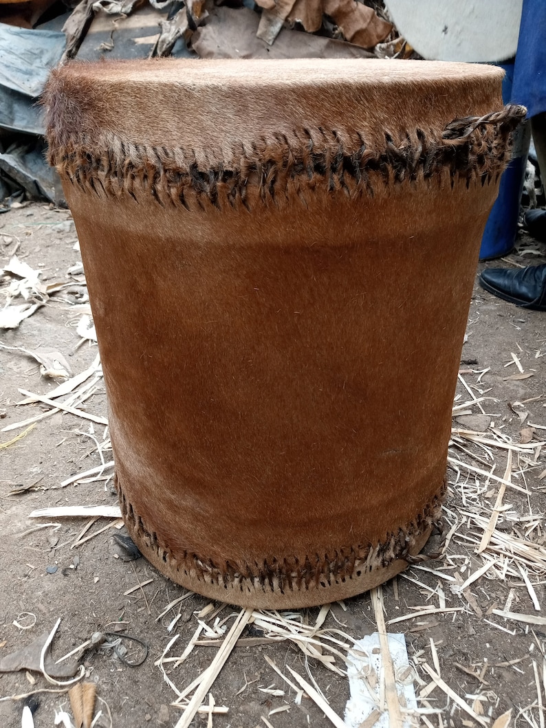 Double Water Drum Playable Original Cowhide Leather Fully Functional ...