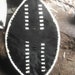 Original Zulu Warriors Shield Fully-functional Black or Brown & White ...