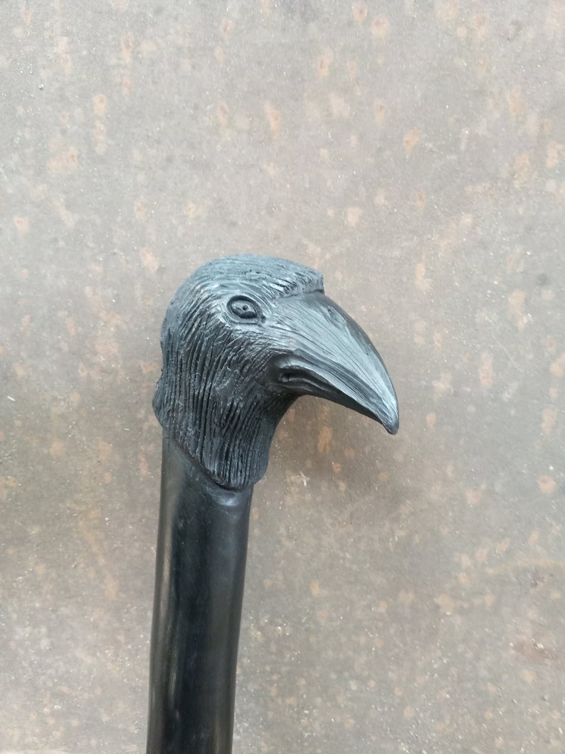 Original African Crow Walking Stick Hiking Cane Bird Kenya | Etsy