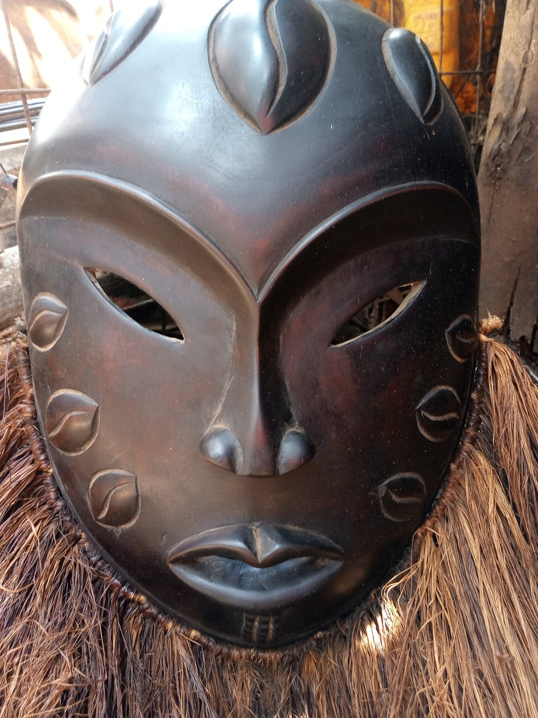 Original Boa Tribe Vintage Tribal Mask for Husband Kifebwe DRC Africa ...