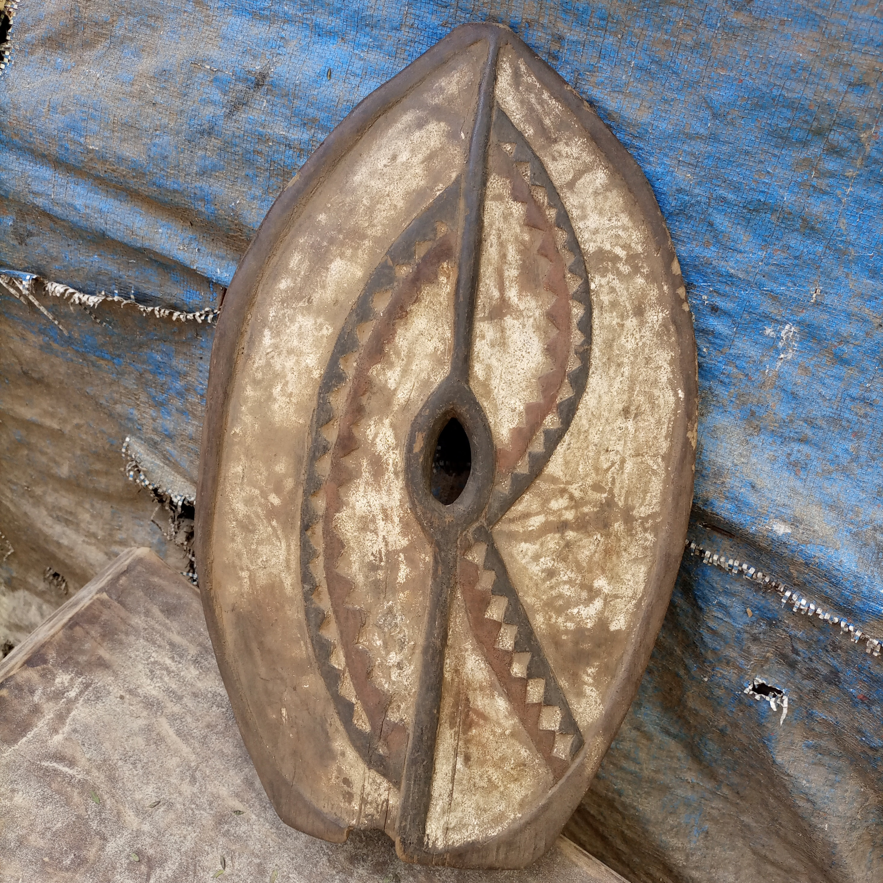 Original Ngao Vintage Kikuyu Warriors Shield Fully-functional Black ...