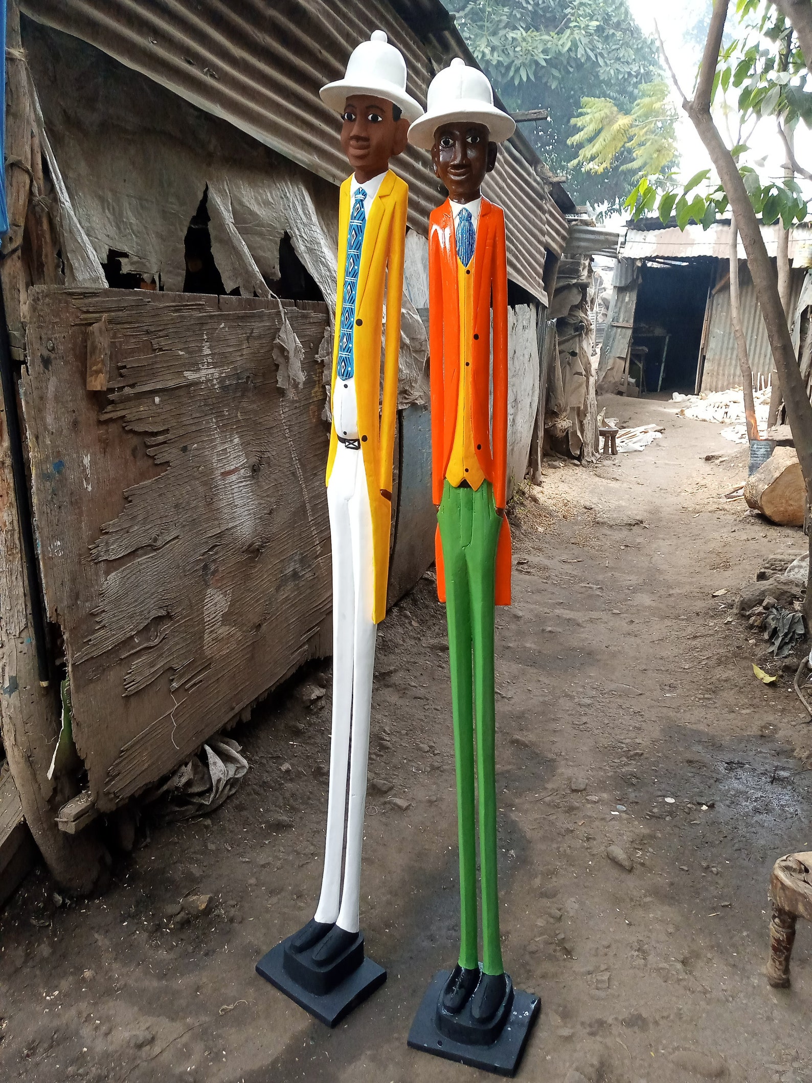 Carved Jacaranda Wood cameroonian Men Original | Etsy