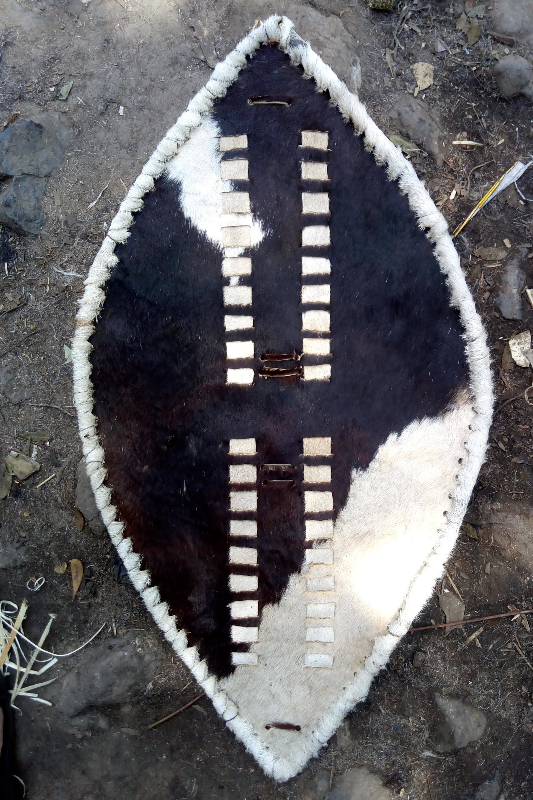 Zulu Warrior Shield And Spear