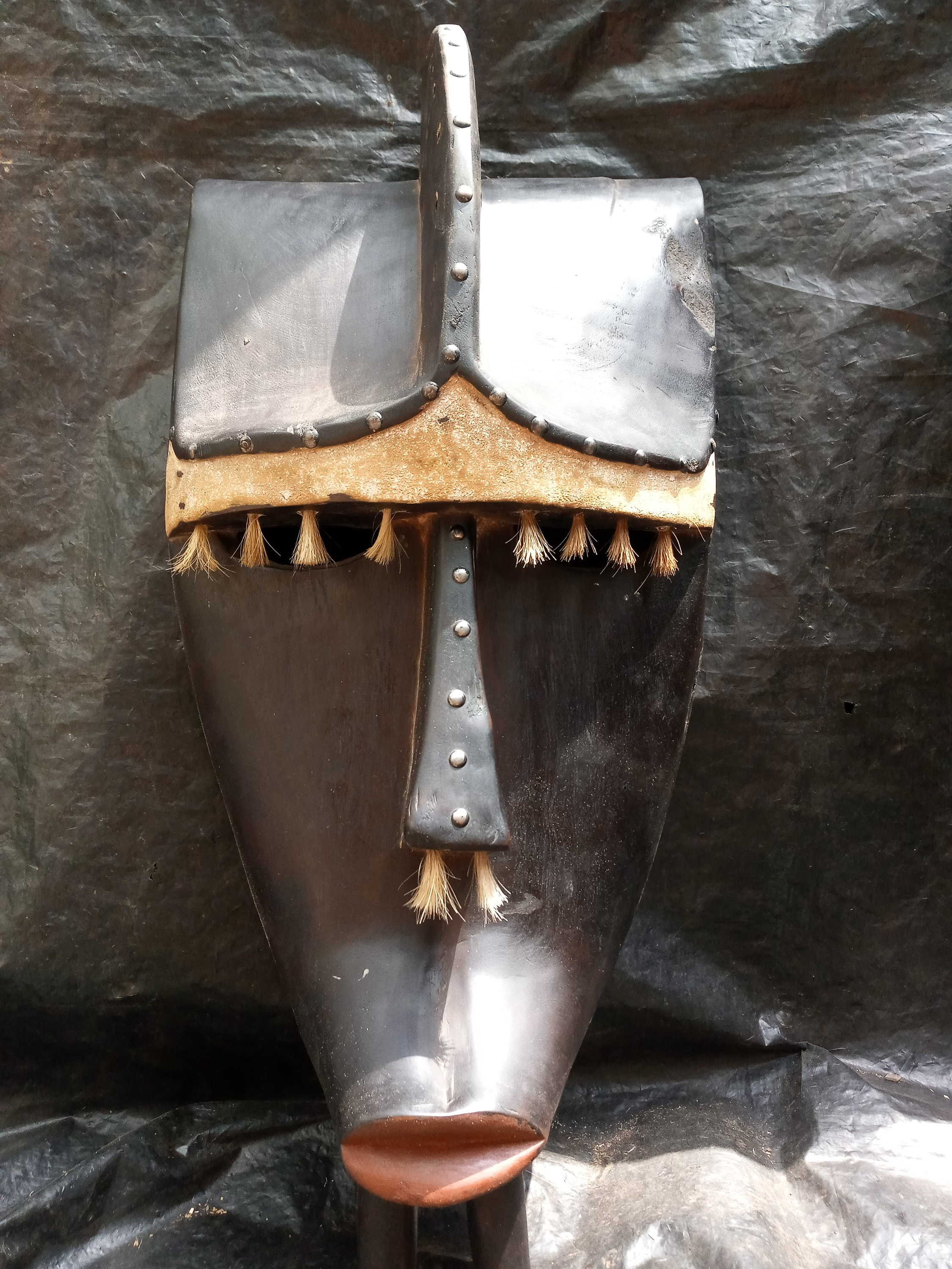 Functional Kwele Tribe Tribal Mask Gabon West Africa Wood Art | Etsy