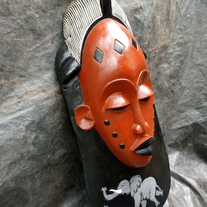 Nubian Tribe Mask Africa Sudan Original Wood Art Vintage Carving ...