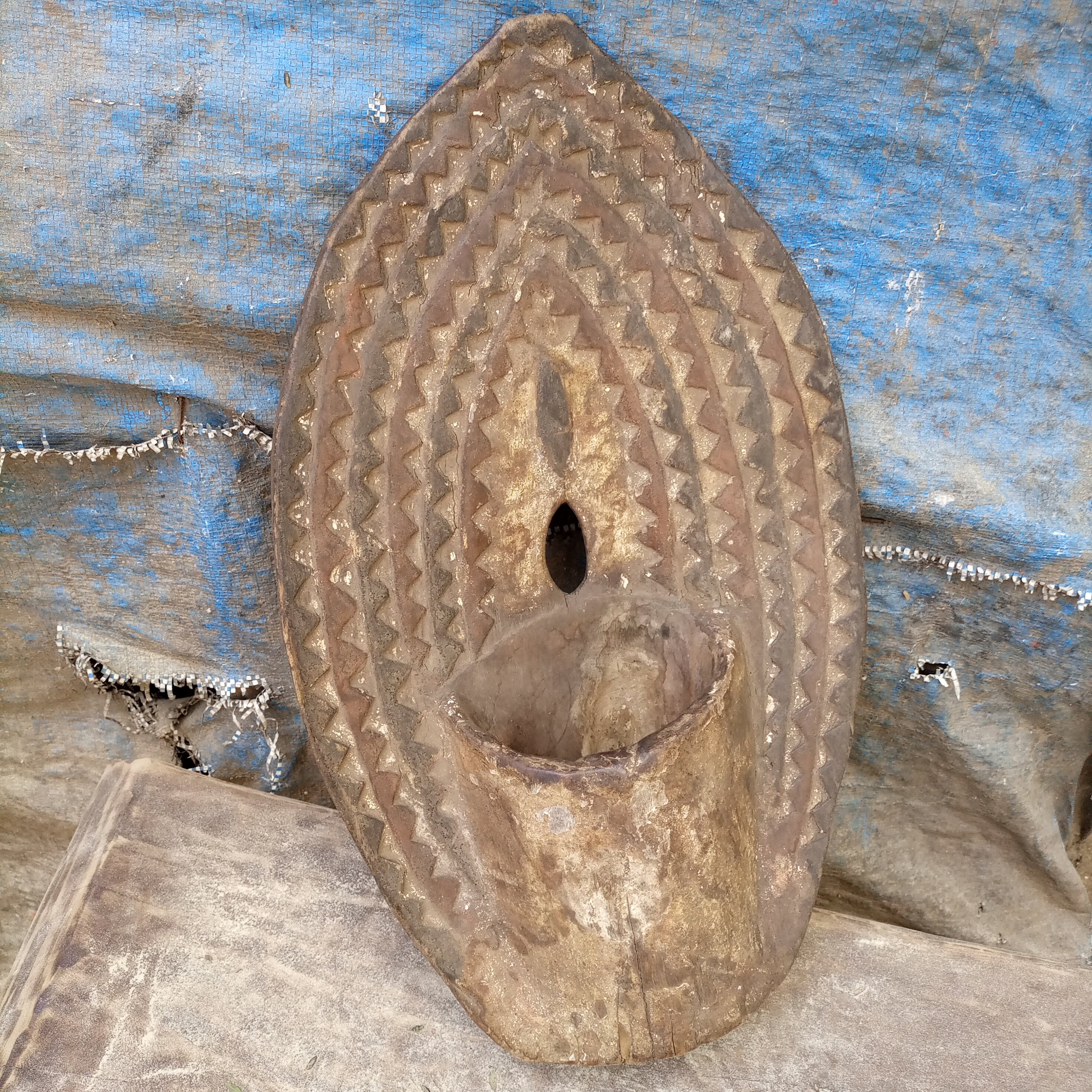 Original Ngao Vintage Kikuyu Warriors Shield Fully-functional Black ...