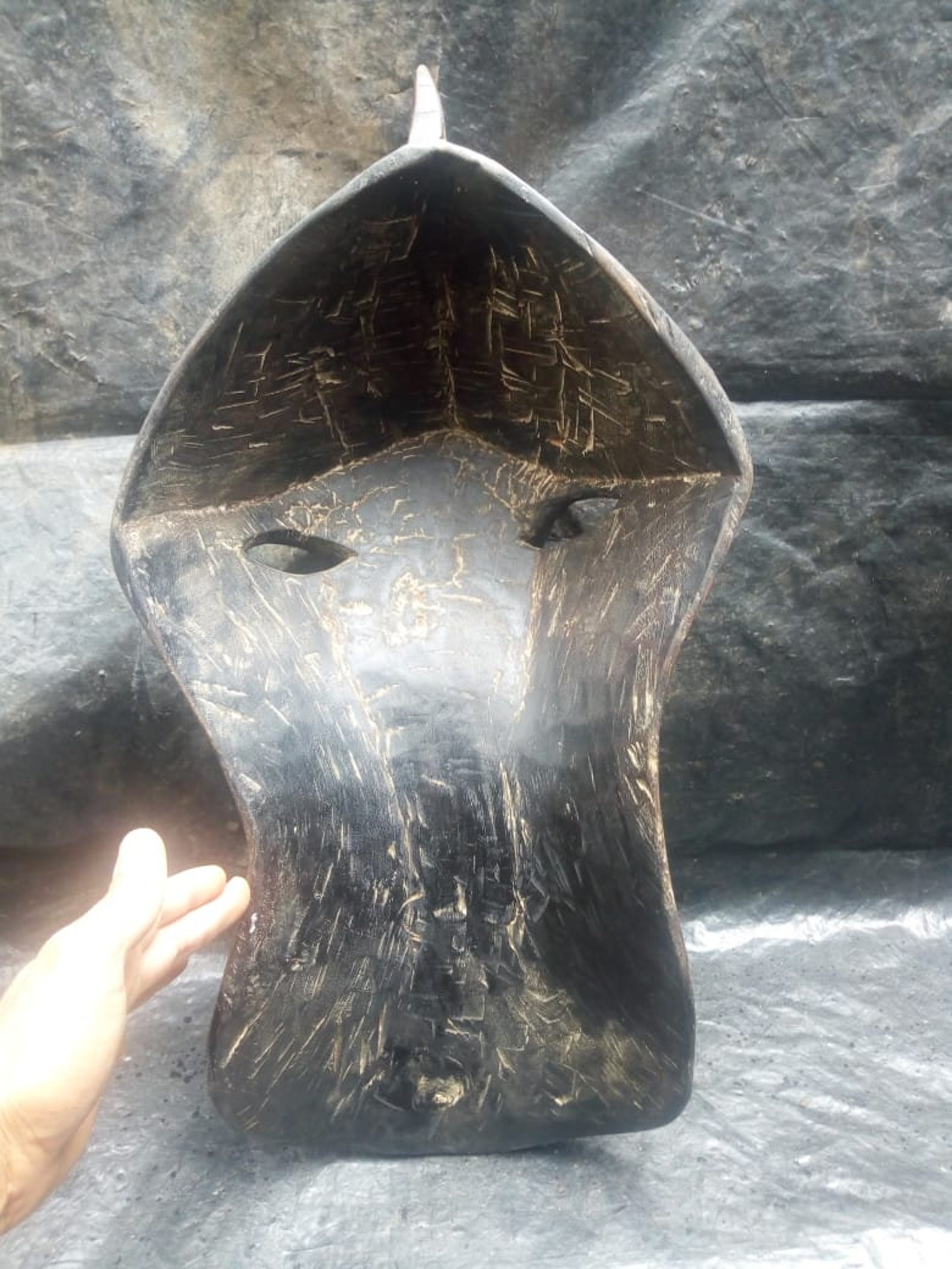 Original Songe Tribe Vintage le Coq Mask DRC - Etsy