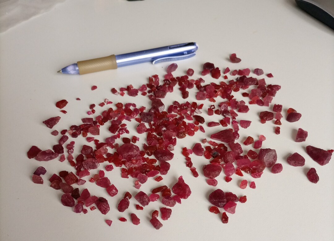 144.7grams 723ct Natural Earth-mined Ruby Rough Translucent - Etsy