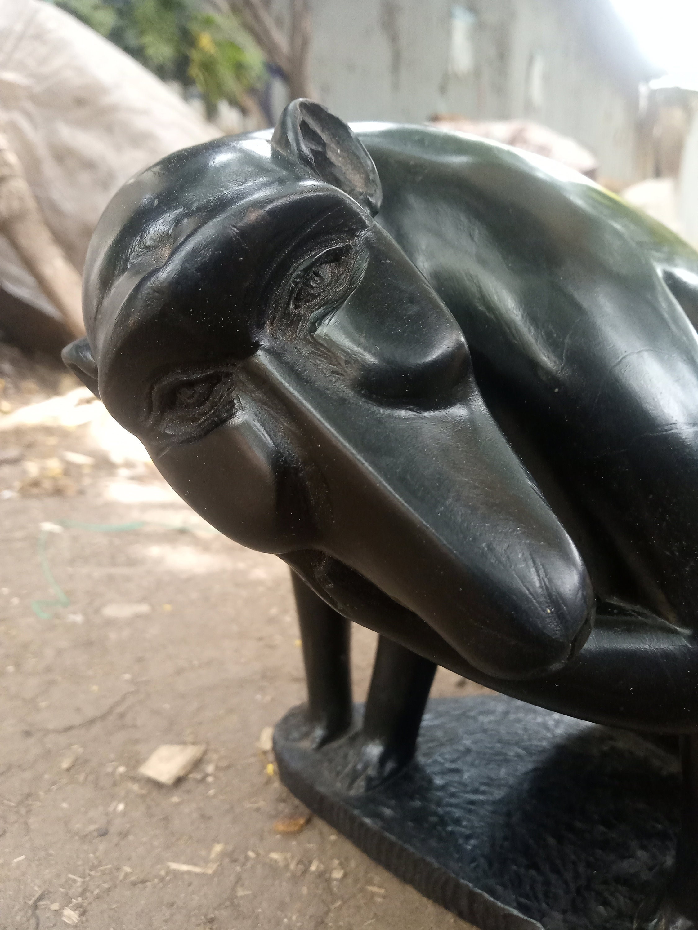 Hiding Baboon 1-PC Jacaranda Primate Kamba Tribe Table Art Ape | Etsy