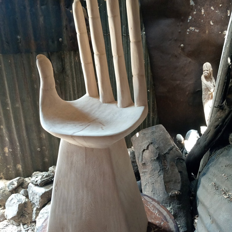 Hand Shaped Stool - Etsy