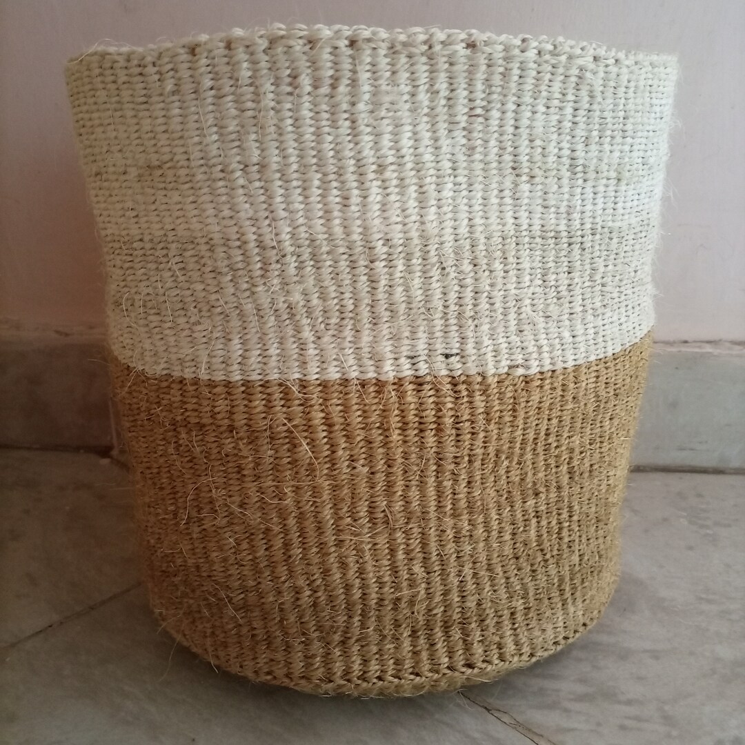 African Plant Holder Office Trash Basket Cover Functional Multicolor ...