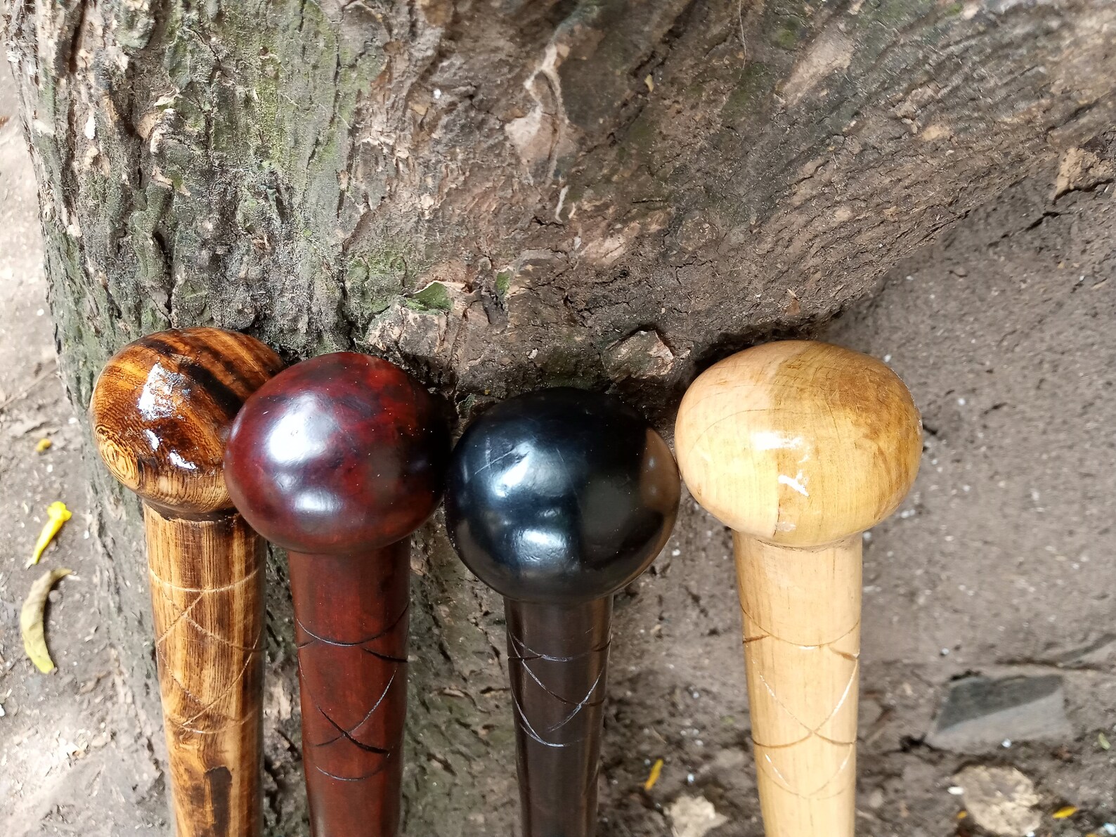 Original African Unisex Staff Cane Walking Hiking Stick Handmade Kenya ...