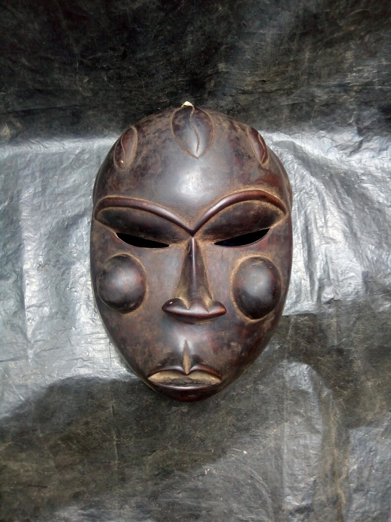 Boa Tribe Mask DRC Africa Primitive Wood Carving Congolese Art - Etsy