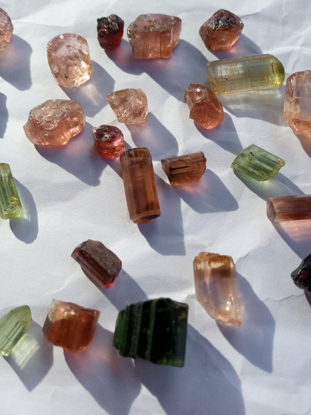 Tourmaline Facet Rough Congo 3-8 Gram Si-clean U Pick Qty Natural ...