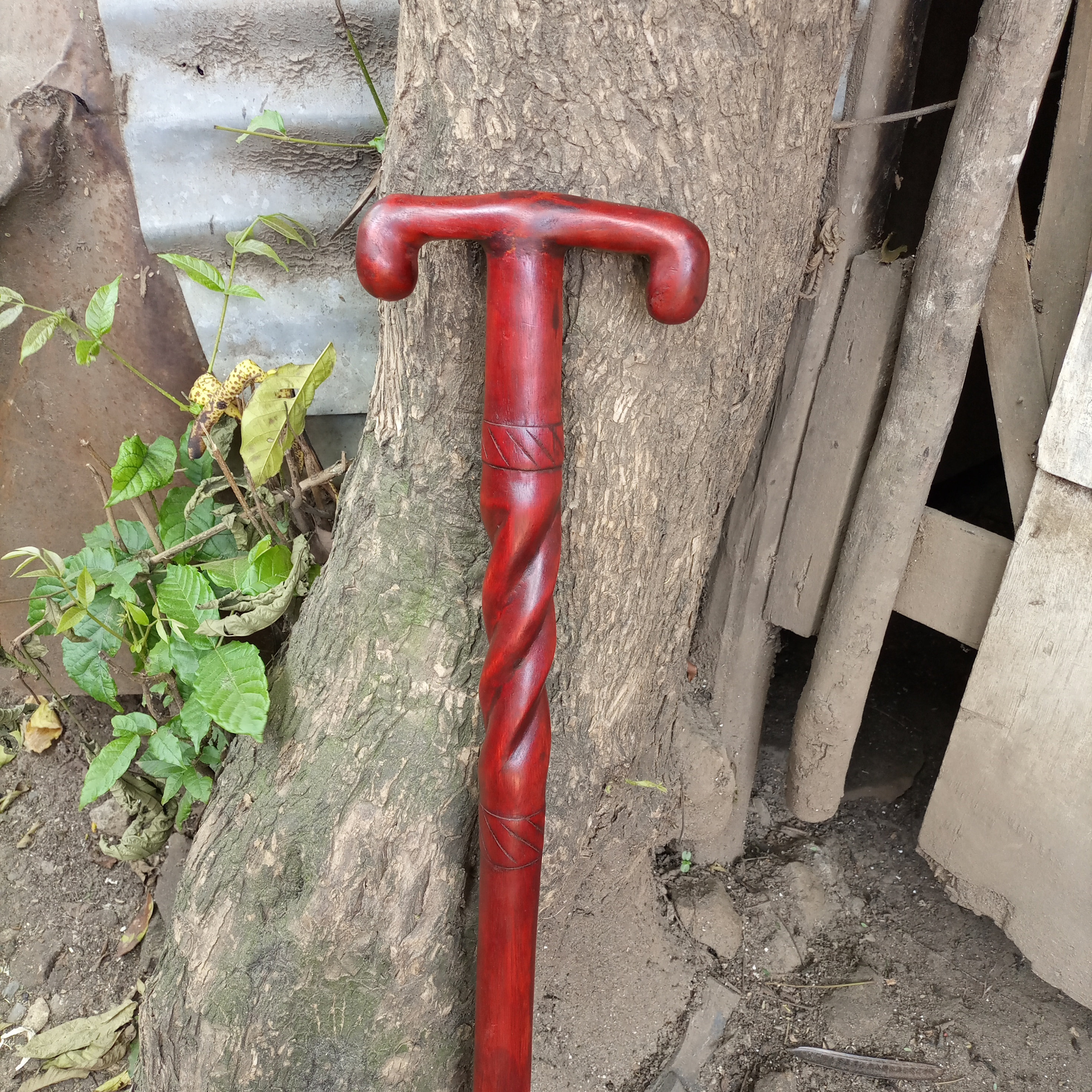 Original twisted T Handle African Natural Rosewood - Etsy