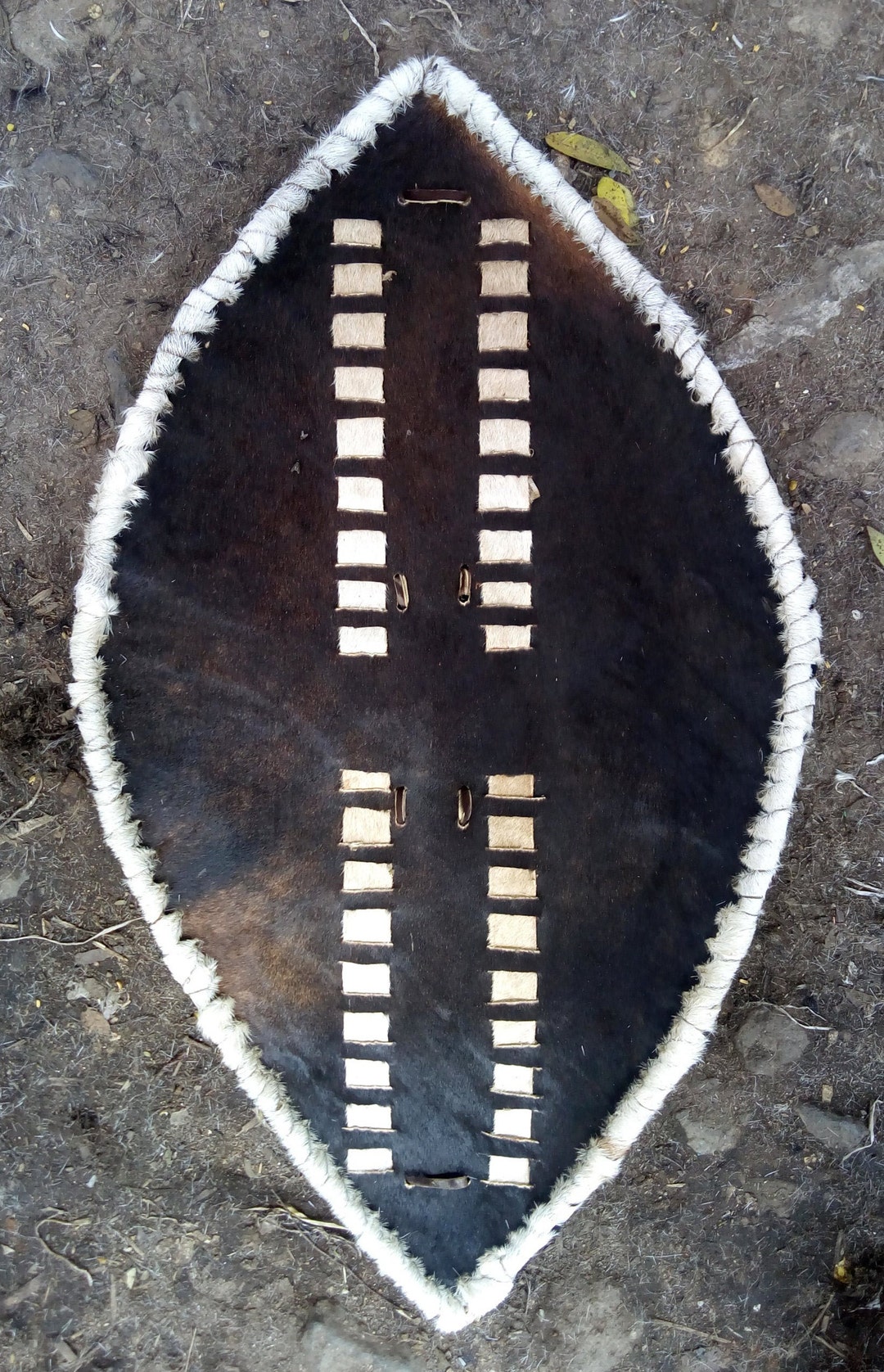 21x14 Original Zulu Warriors Shield Fully-functional CHOOSE COLORS ...