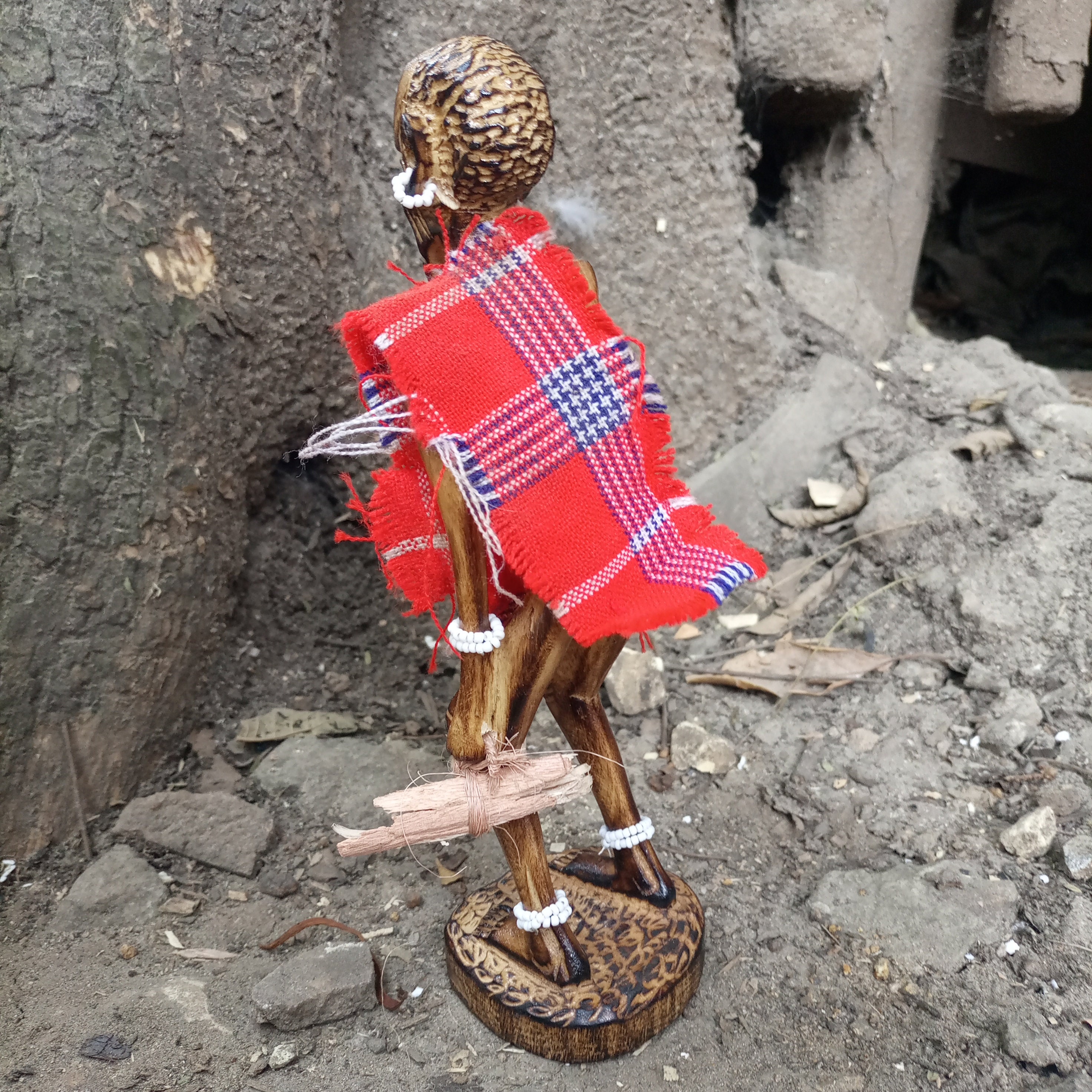Maasai Elder Carved Jacaranda Beads Original Kamba Tribal Art | Etsy