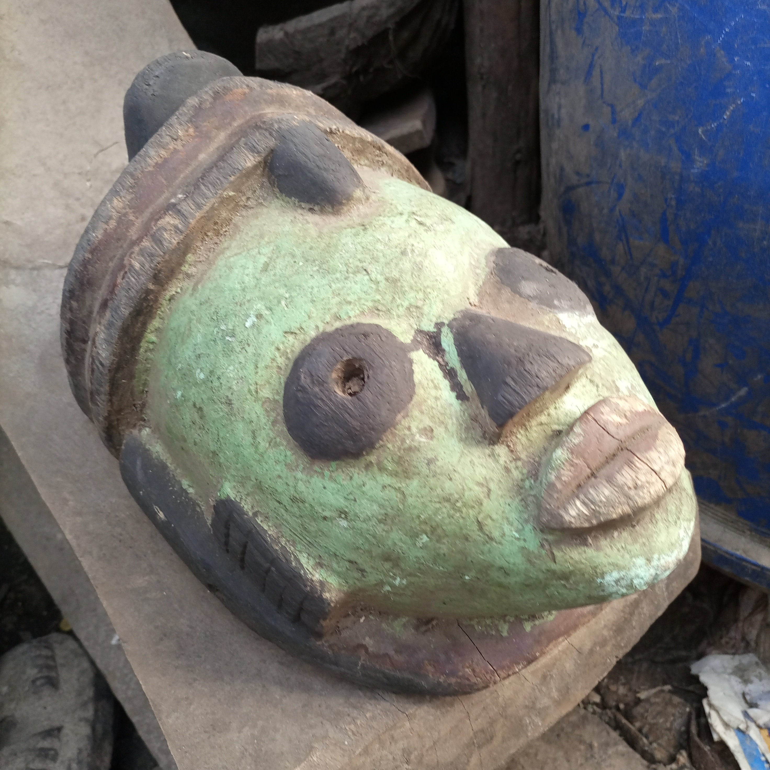 Original Igbo Vintage Tribal Mask Ira Tribe Nigeria Africa Wood Art ...